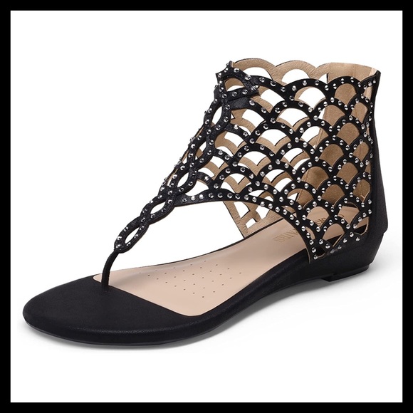 Zigi Soho | Shoes | Zigi Soho Melaa Caged Flat Thong Sandals Color ...